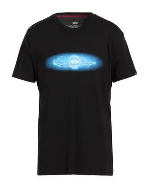 Alpha Industries T-shirt Size Cotton - Black