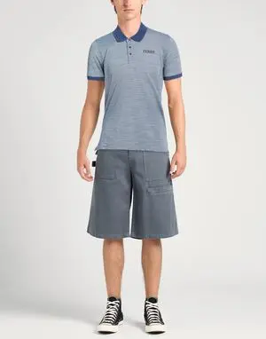 FERRE' Polo Shirt Size Cotton, Polyester - Navy