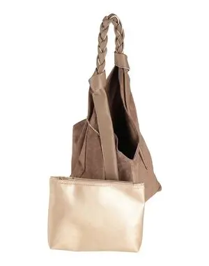 LAURA DI MAGGIO Leather Shoulder Bag - Beige