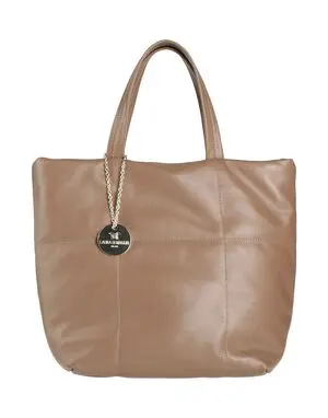LAURA DI MAGGIO Leather Shopper Bag With Logo Detail