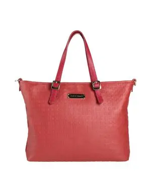 LAURA DI MAGGIO Calfskin Pebbled Leather Tote