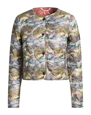 DEKKER Quilted Camouflage Print Jacket - Green