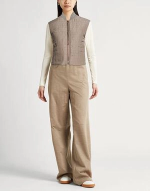 Agnona Viscose And Silk Vest - Grey