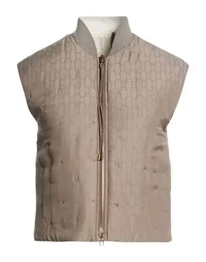 Agnona Viscose And Silk Vest - Grey