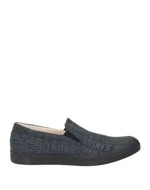 Emporio Armani Sneakers Size Textile Fibers - Black