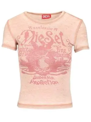 DIESEL® T-uncuties-long-aa3" Cotton Blend T-shirt - Multicolor