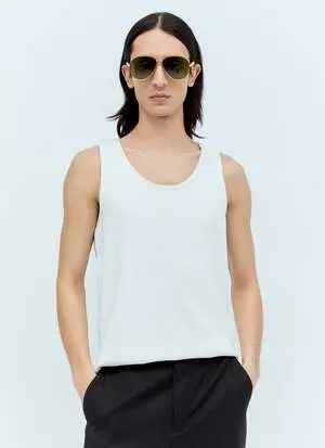 Bottega Veneta Sardine Aviator Sunglasses