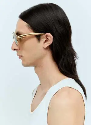 Bottega Veneta Sardine Aviator Sunglasses