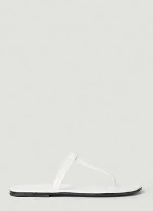 TOTEME T-strap Sandals - White