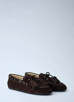 Miu Miu Suede Tassel Loafers