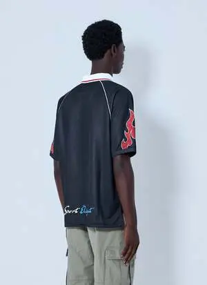 GALLERY DEPT. Embroidered Patch Polo Shirt