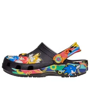 CROCS X Sega Sonic The Hedgehog Classic Clog - Black/multi-color