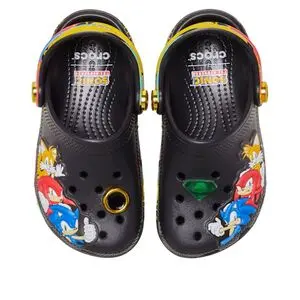 CROCS X Sega Sonic The Hedgehog Classic Clog - Black/multi-color