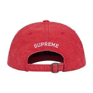 Supreme Arabic Logo Rips 6-panel Cap - Red