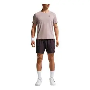 Nike Court Advantage Dri-fit T-shirt - Light Violet Ore/black