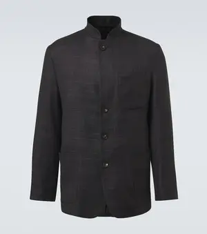 Saman Amel Collared Outerwear For Men