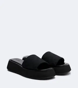 Gucci Platform Slides - Black