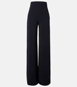 Max Mara Alaggio High-rise Straight Pants - Blue
