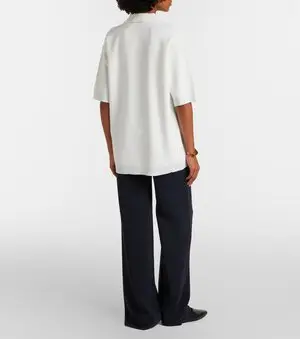 Max Mara Alaggio High-rise Straight Pants - Blue