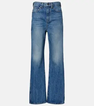 Khaite Bonnie Straight Jeans - Blue