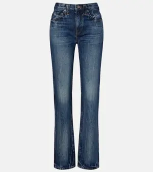 Khaite Farley Straight Jeans - Blue