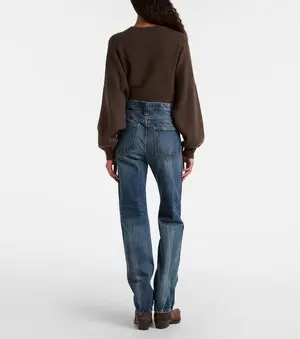 Khaite Farley Straight Jeans - Blue