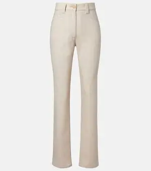 Khaite Callum Wool And Cashmere Straight Pants