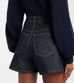 Khaite Danya Denim Shorts - Blue