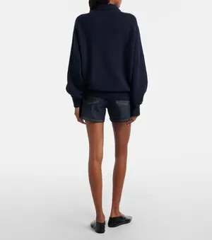 Khaite Danya Denim Shorts - Blue
