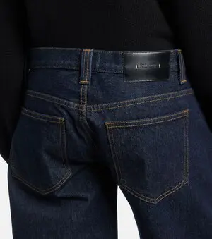 Khaite Benson Denim Bermuda Shorts - Blue