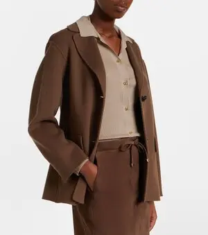 Max Mara Ribbed-knit Wool Cardigan