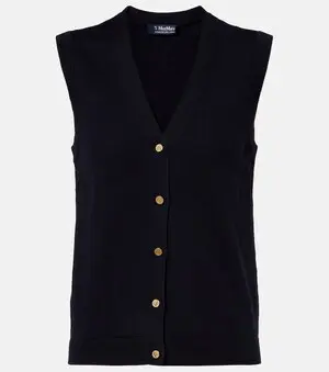 Max Mara Cotton Silk Vest - Blue
