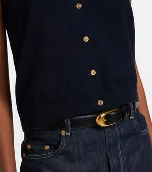 Max Mara Cotton Silk Vest - Blue