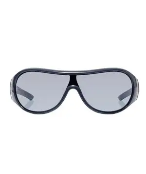 Miu Miu Logo Shield Sunglasses - Grey