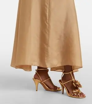 Zimmermann Embellished Silk Maxi Dress - Beige