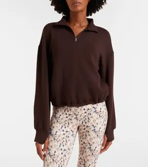 Varley Sian Half-zip Sweatshirt - Brown