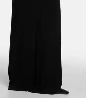 Max Mara Cady Wide-leg Pants - Black