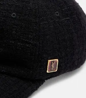 Saint Laurent Wool Baseball Cap