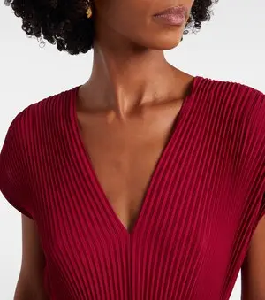 Max Mara Georgette Gown - Red