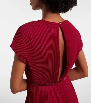 Max Mara Georgette Gown - Red