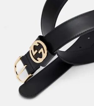 Gucci Interlocking G Leather Belt