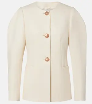 Gabriela Hearst Daelan Silk And Wool Blazer