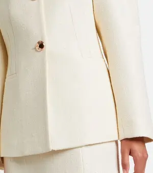 Gabriela Hearst Daelan Silk And Wool Blazer