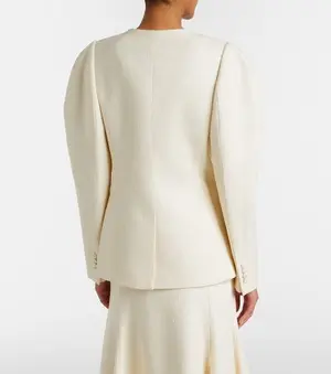 Gabriela Hearst Daelan Silk And Wool Blazer