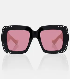 Valentino Garavani Viva Superstar Square Sunglasses - Black