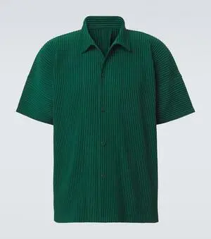 Issey Miyake Homme Plissé Monthly Colors: May Pleated Shirt - Green