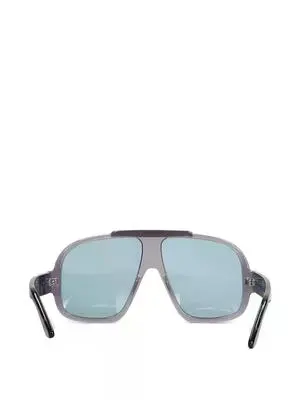 282US Pilot Frame Oversized Sunglasses