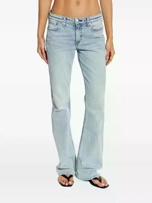 Rag & Bone Light Faded Effect Jeans - Blue