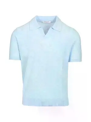 AL DUCA D’AOSTA 1902 Moss-stitch Cotton Polo Shirt