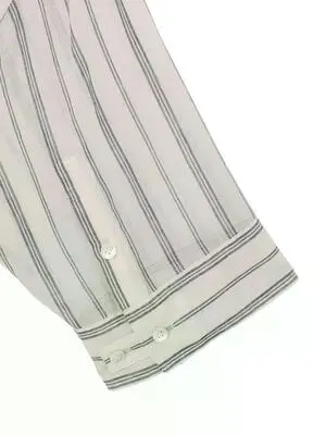 Yohji Yamamoto Striped Short-sleeve Shirt